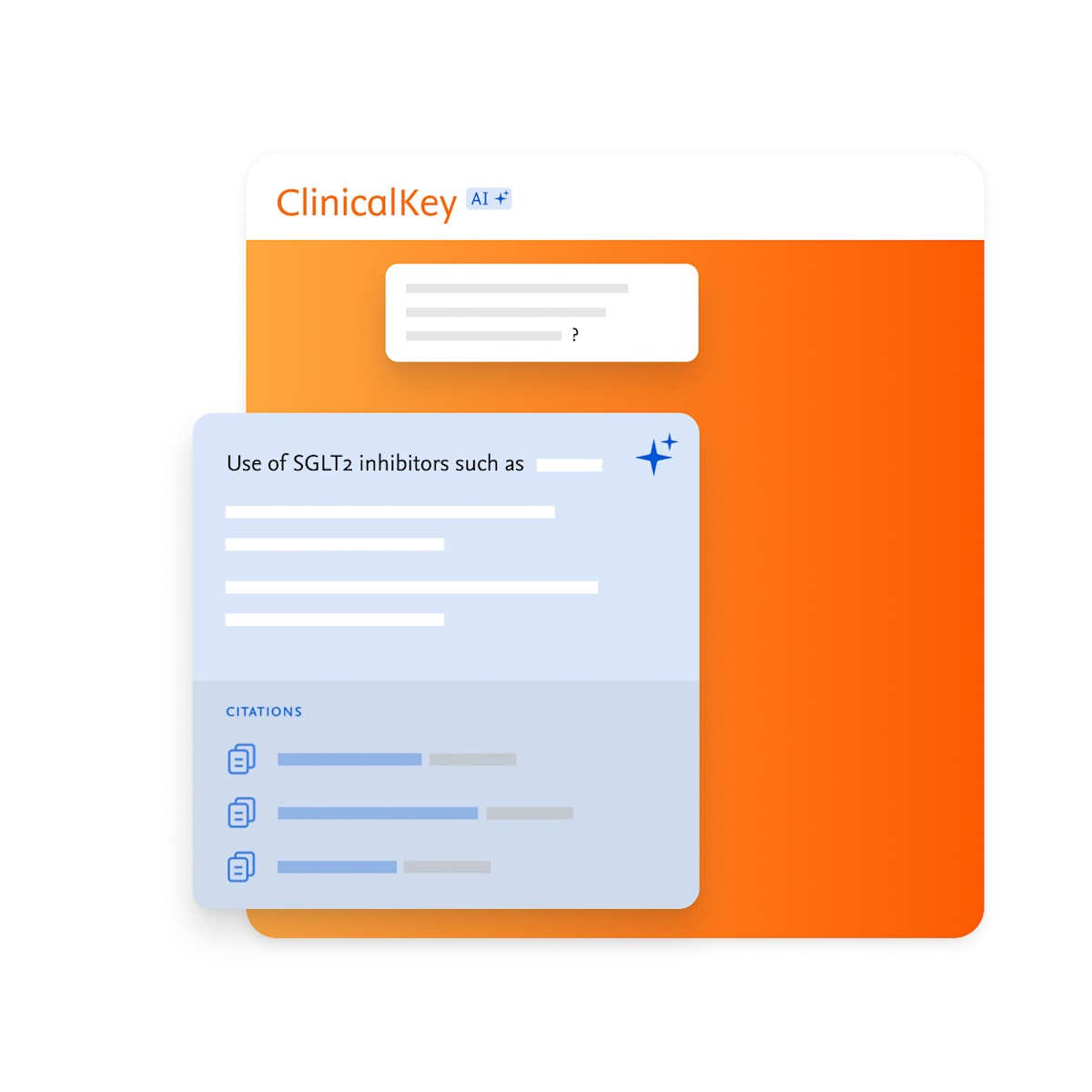 Trusted content. Powered by responsible AI | ClinicalKey AI