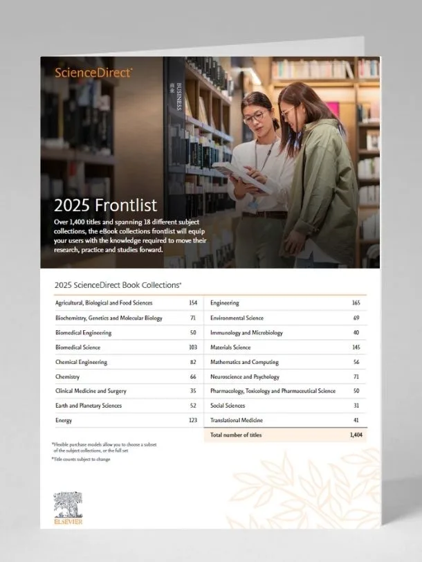 ScienceDirect Books: New Titles by Subjects | Elsevier