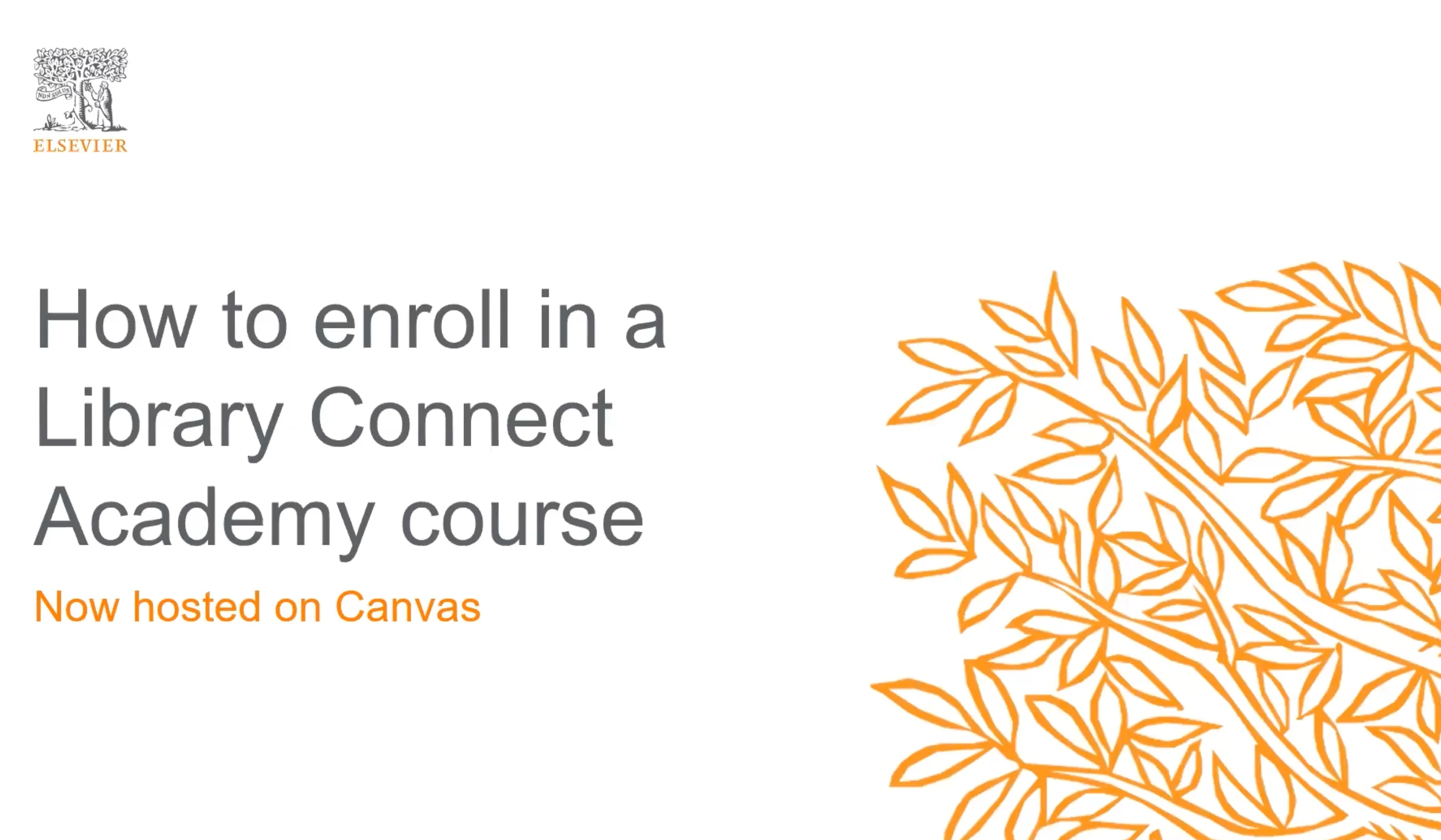 Library Connect Academy | Elsevier