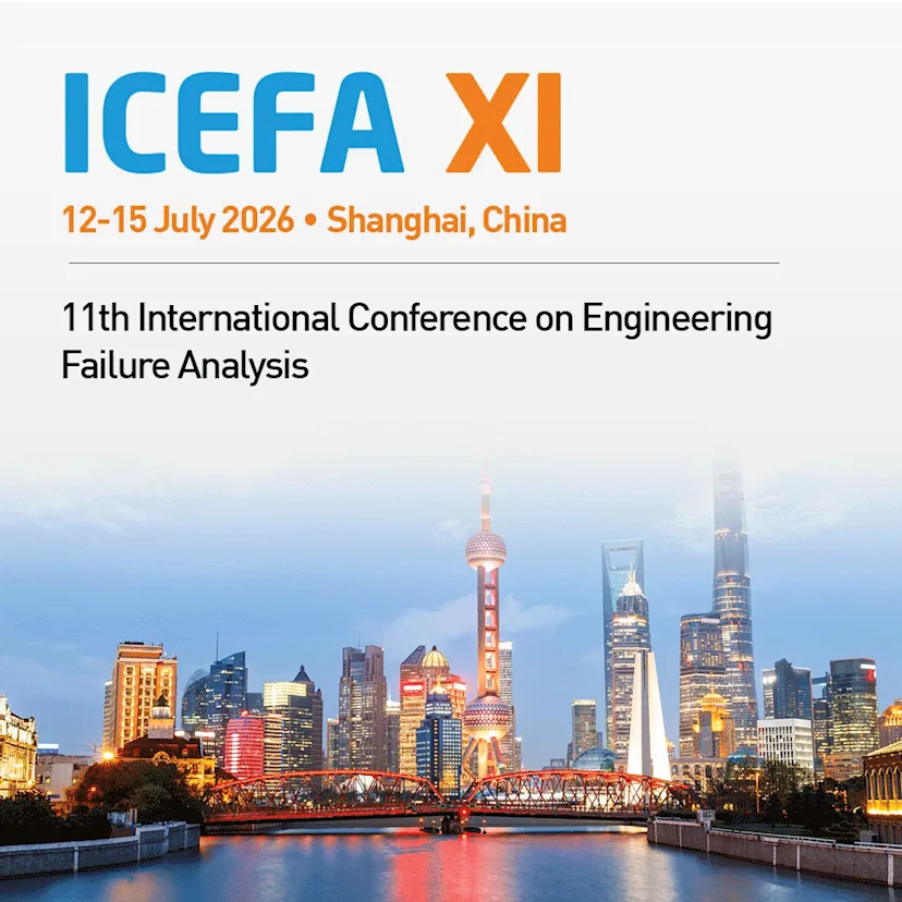 11th International Conference on Engineering Failure Analysis | About ...