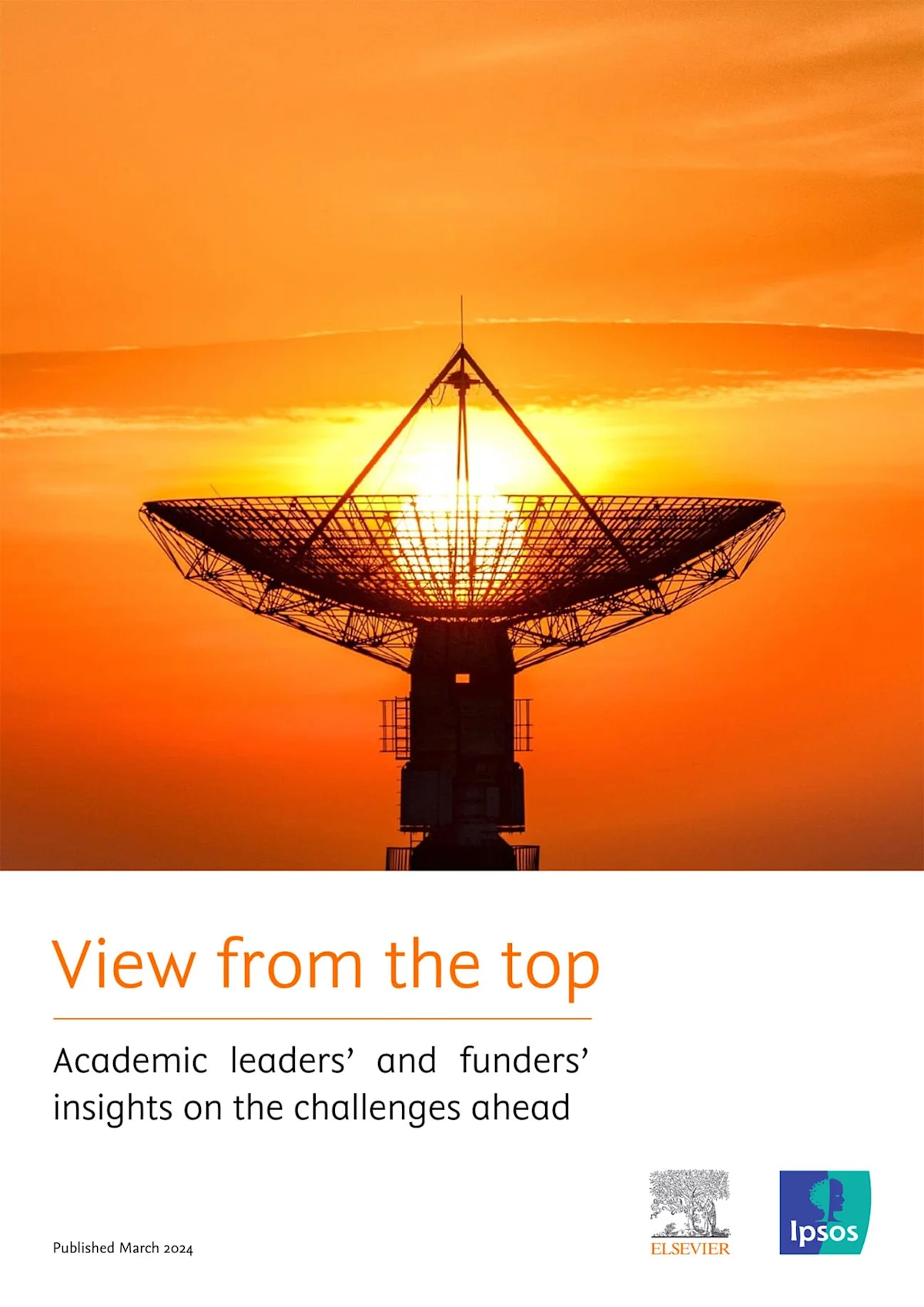 View from the top | Academic leaders' and funders' insights on the ...