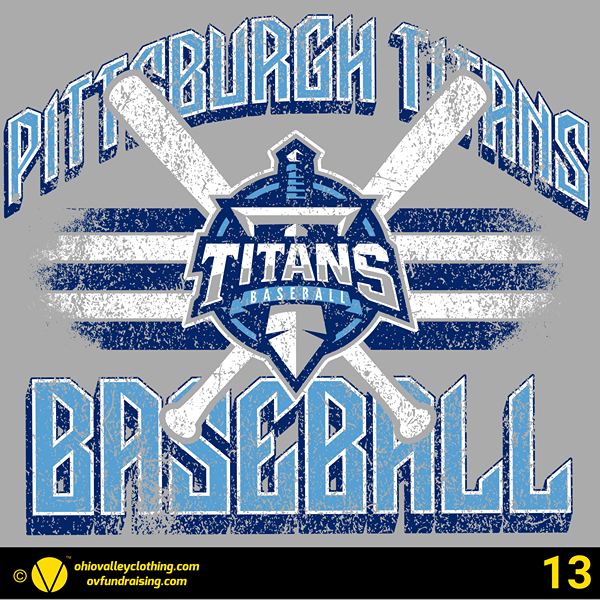 Pittsburgh Titans Baseball 2024 Fundraising Sample Designs Pittsburgh ...