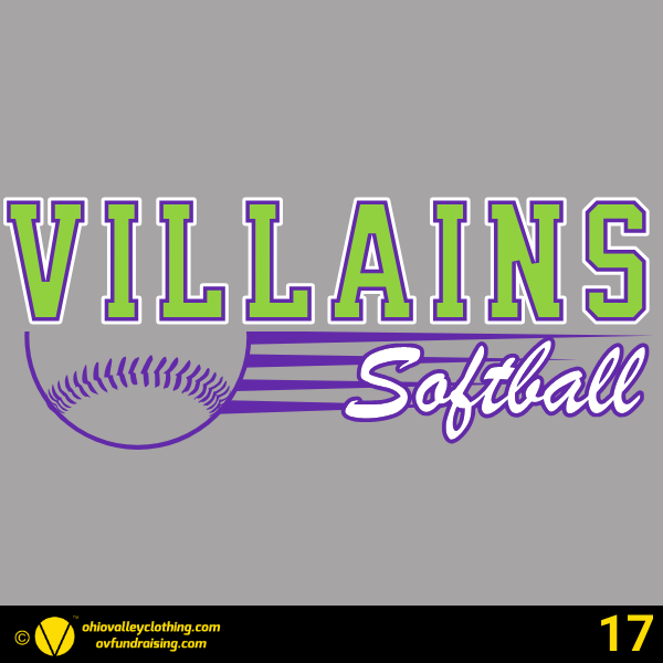 Villains Softball Designs Fall 2024 Fundraising Sample Designs Villains ...