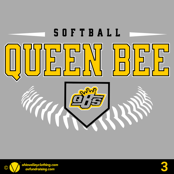 Queen Bee Softball 2025 Fundraising Sample Designs Queen Bee Softball ...