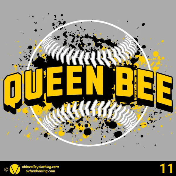 Queen Bee Softball 2025 Fundraising Sample Designs | OV Fundraising
