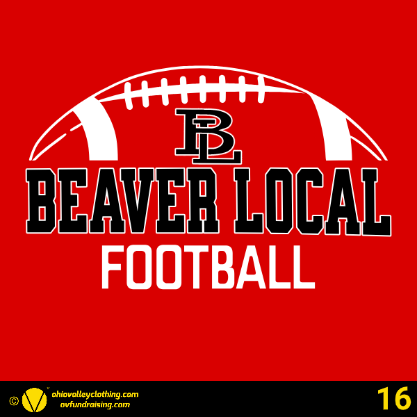 Beaver Local Football 2024 Sample Designs