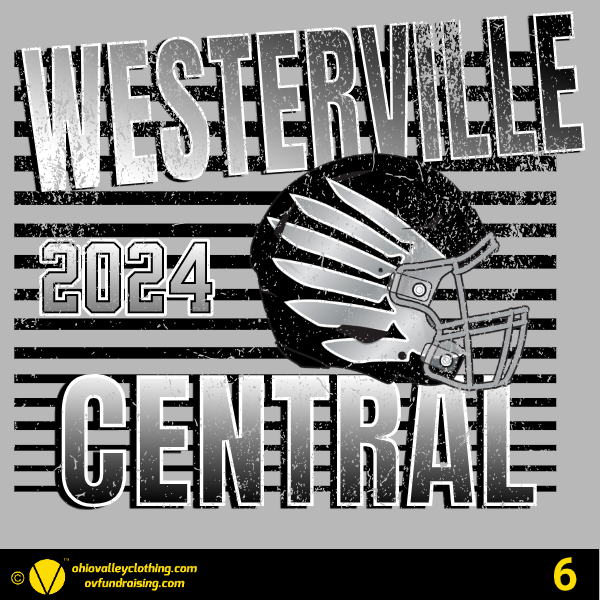 Westerville Central Football 2024 Fundraising Sample Designs