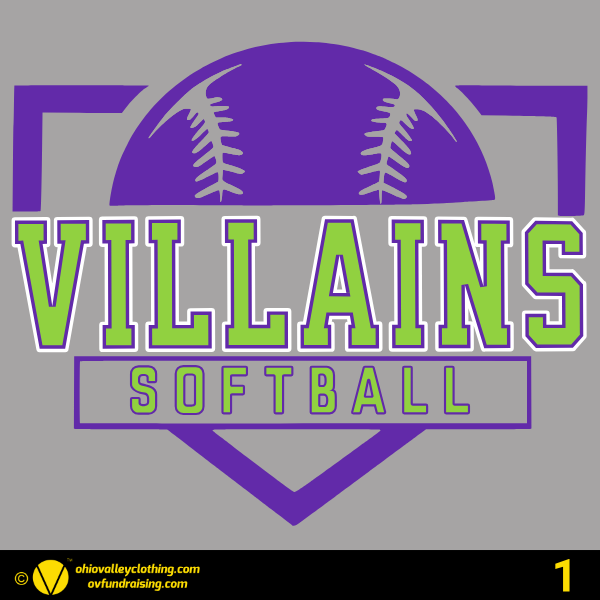 Villains Softball Designs Fall 2024 Fundraising Sample Designs Villains ...