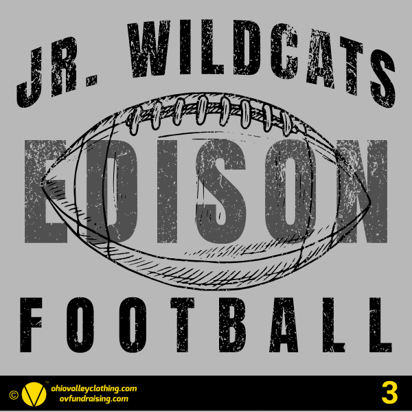 Edison Jr. Wildcats Football 2024 Design Sample Designs Edison Jr ...
