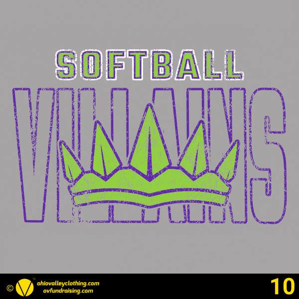 Villains Softball Designs Fall 2024 Fundraising Sample Designs Villains ...
