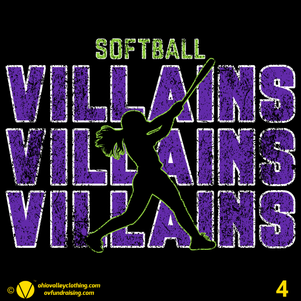 Villains Softball Designs Fall 2024 Fundraising Sample Designs Villains ...