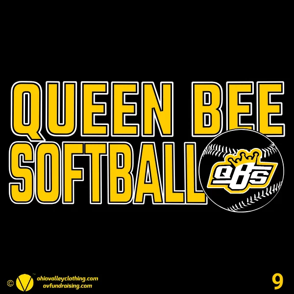 Queen Bee Softball 2025 Fundraising Sample Designs | OV Fundraising