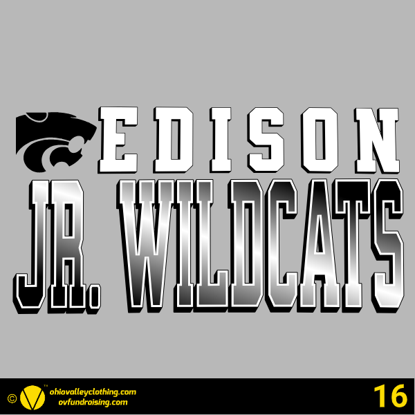 Edison Jr. Wildcats Football 2024 Design Sample Designs Edison Jr ...