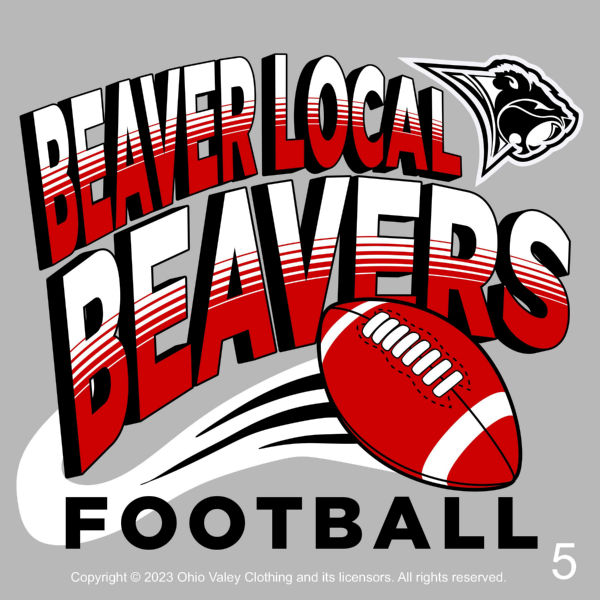 Beaver Local Football 2023 Fundraising Sample Designs Beaver Local ...