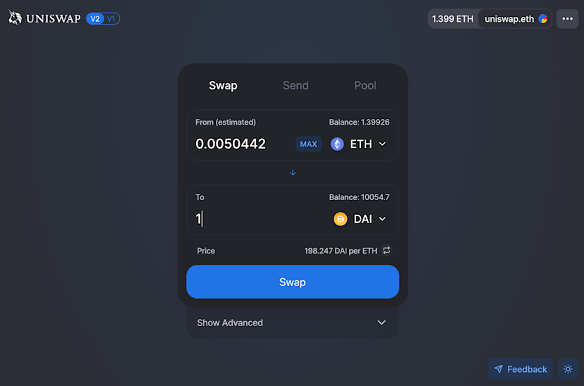 Uniswap v2 Mainnet Launch