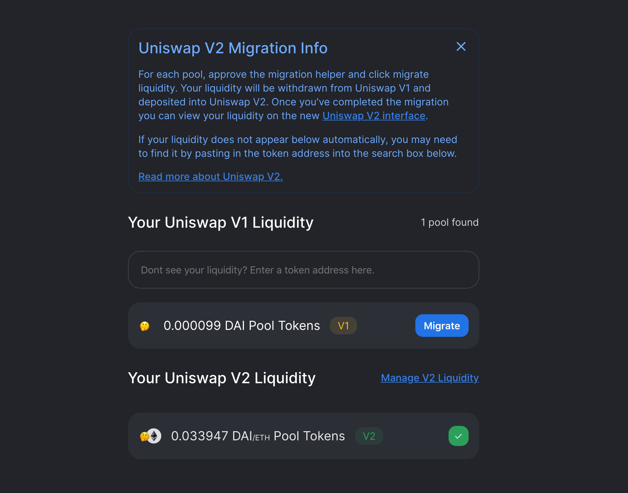 Uniswap v2 Mainnet Launch