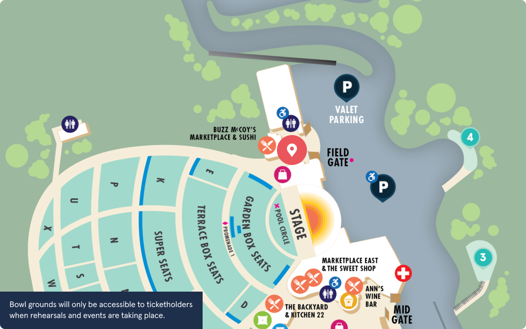 Named Spaces | Hollywood Bowl