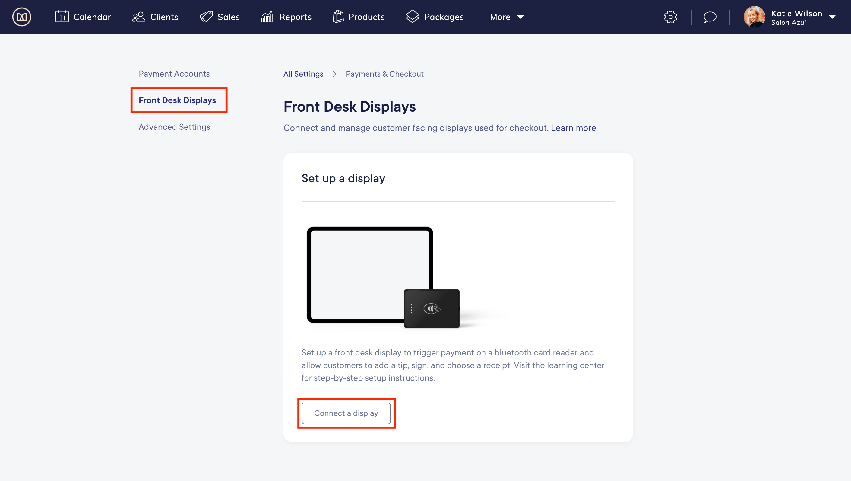 How to Set Up your Front Desk Display | Mangomint