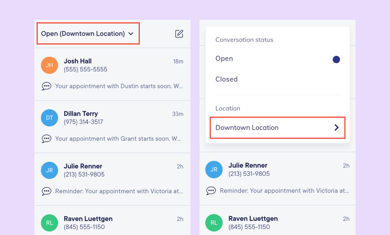 Using Multiple Phone Numbers | Mangomint Salon and Spa Software