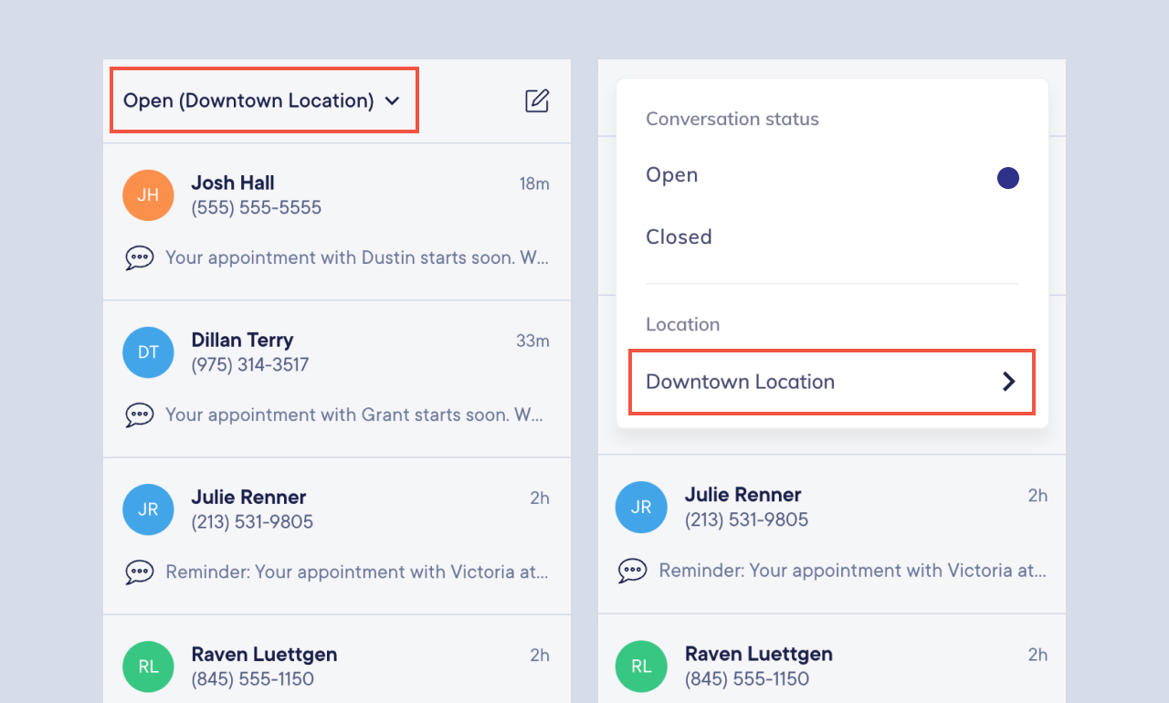Using Multiple Phone Numbers | Mangomint Salon and Spa Software
