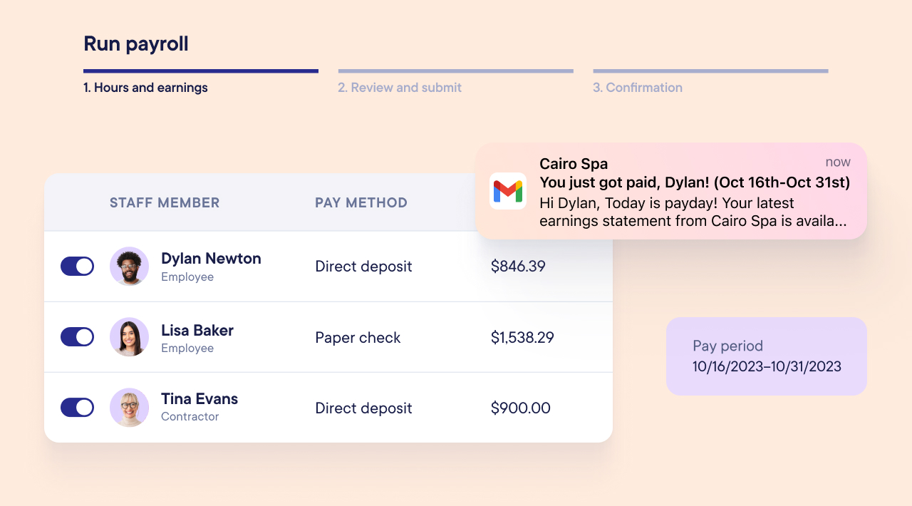 Payroll Processing in Mangomint - Overview | Mangomint Salon and Spa ...