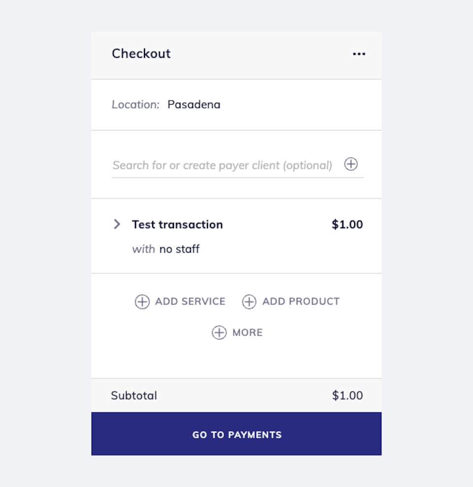 Completing a Test Transaction Using Your Card Reader | Mangomint ...