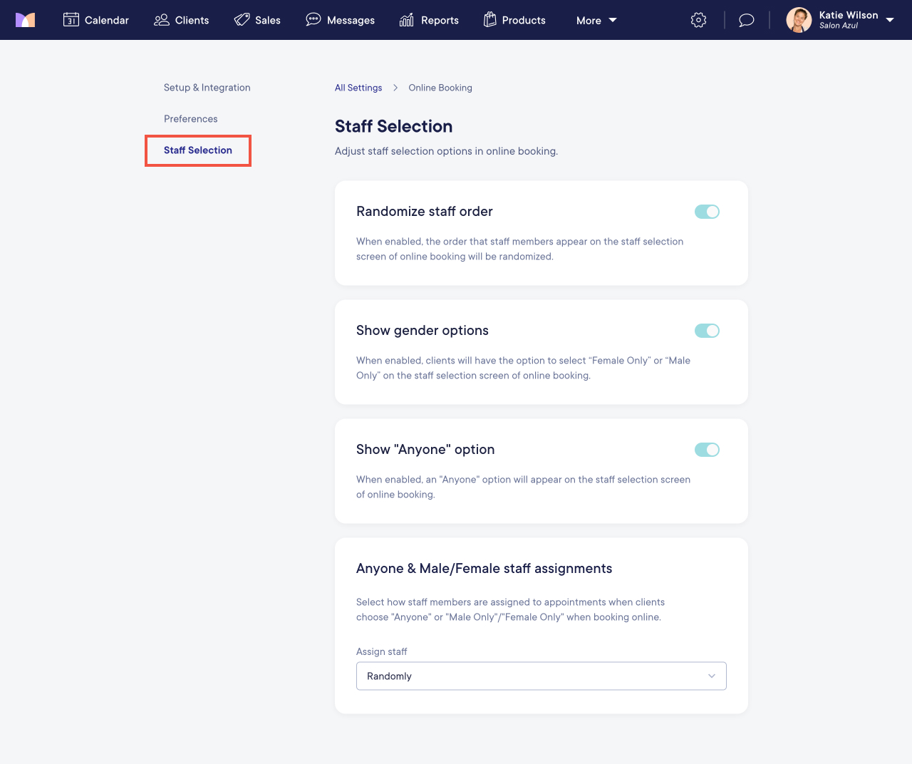 Adjusting Staff Selection Options in Online Booking | Mangomint Salon ...