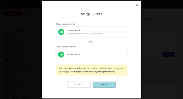 How to Merge Duplicate Clients | Mangomint
