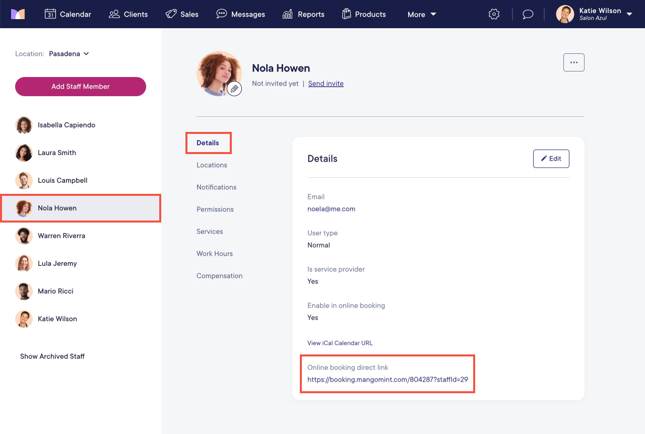 How to Use Salon Direct Booking Links | Mangomint Salon and Spa Software