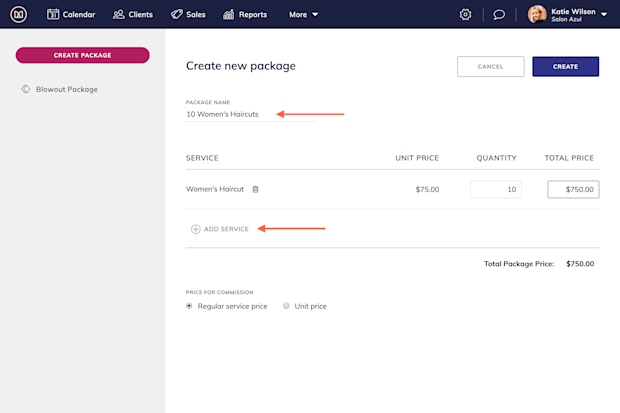 How to Create a Package | Mangomint