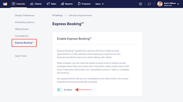 How to Set Up Express Booking™ | Mangomint Learning Center | Help ...