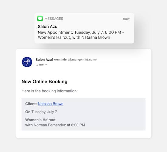 Online Booking | Mangomint