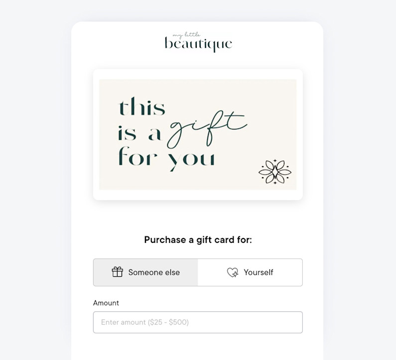 Gift Cards | Mangomint Features