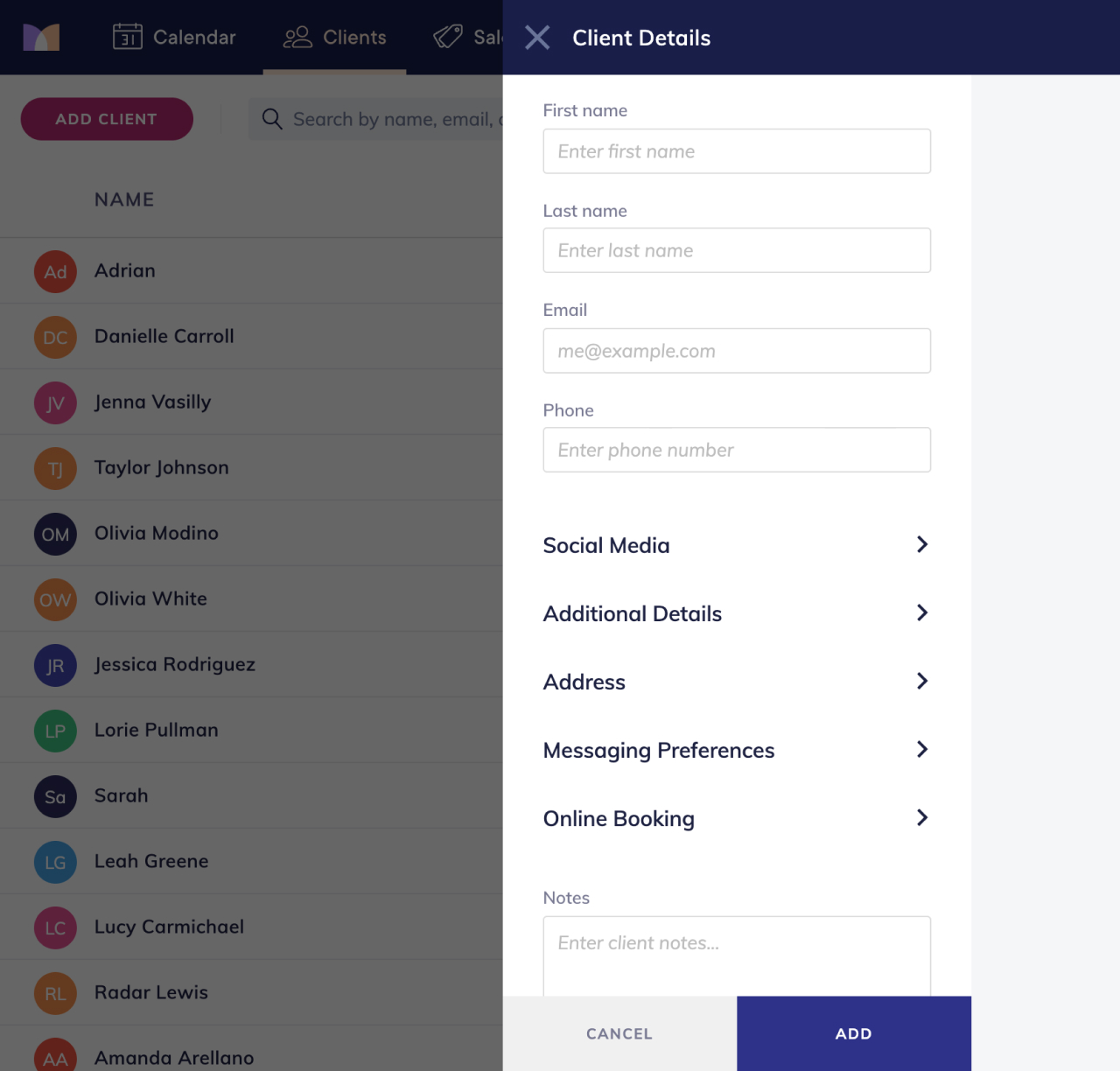 How to Add and Delete Clients | Mangomint Salon and Spa Software