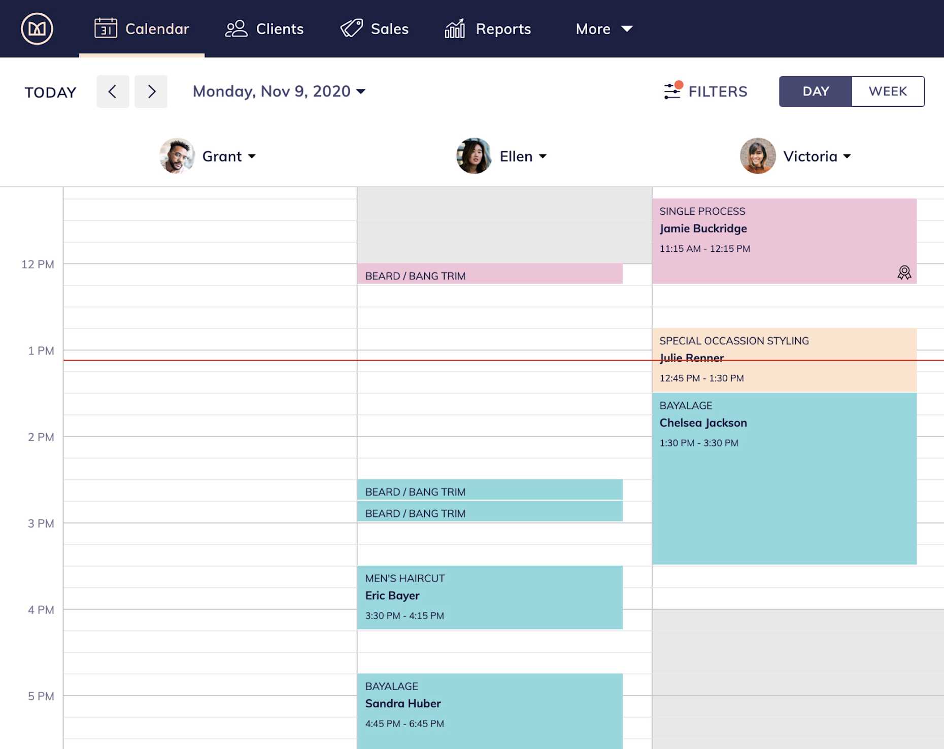 Calendar Color Key & Icons | Mangomint