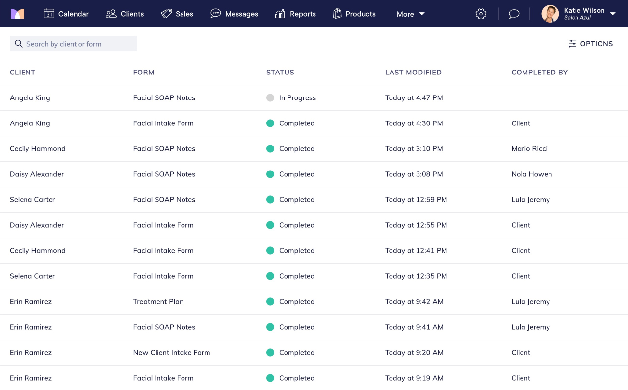 Viewing Form Submissions and Resubmitting Forms | Mangomint Salon and ...