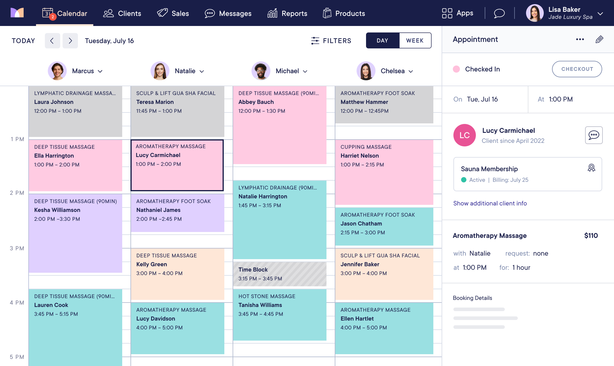 Best Spa Software for Booking, Scheduling & Payments | Mangomint