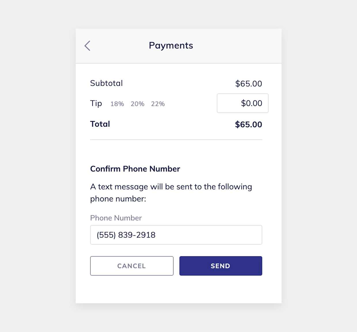 Client Self Checkout | Mangomint