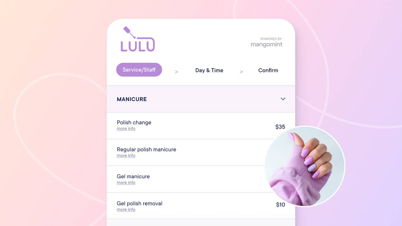 Nail salon menu: 32 service ideas, add-ons, and prices | Mangomint ...