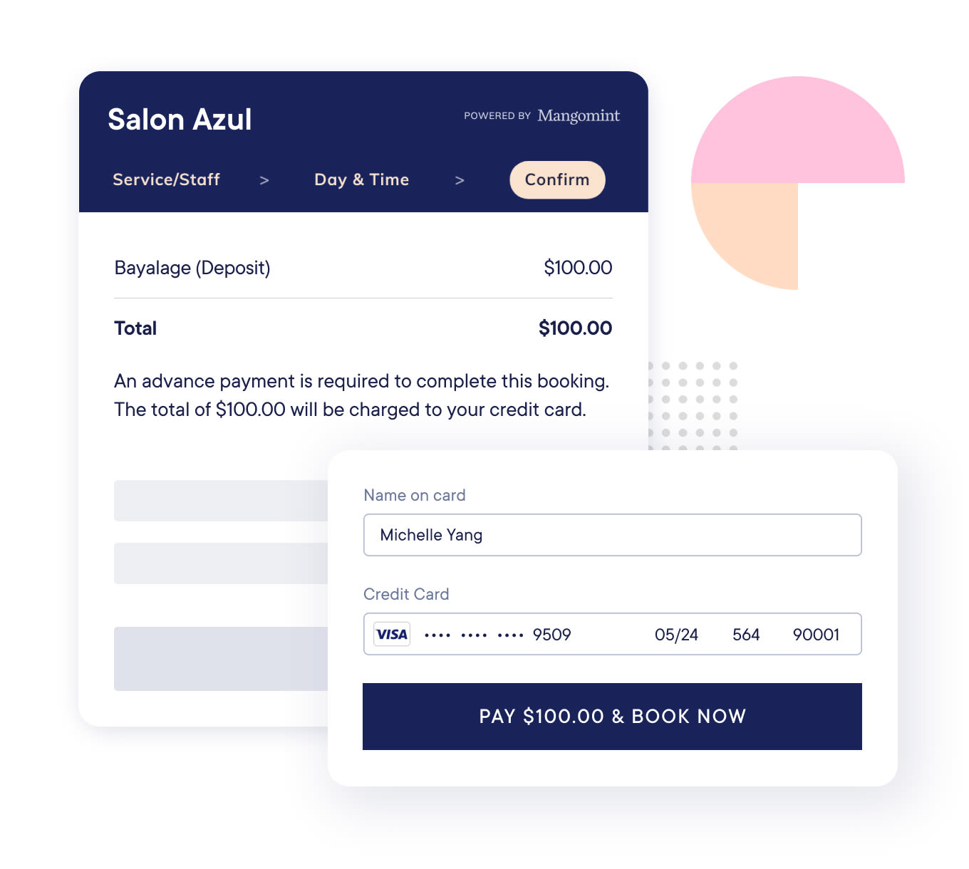 Fully integrated payments with Mangomint Pay | Mangomint
