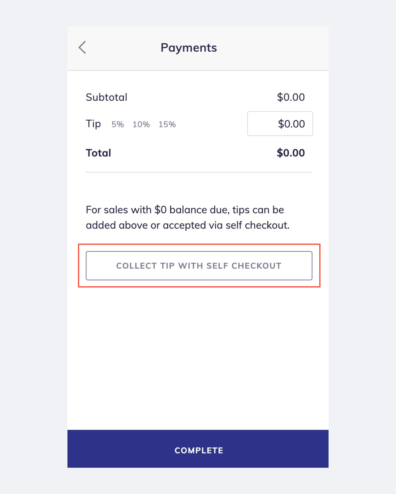 How do I collect a tip on a zero-balance sale? | Mangomint Salon and ...