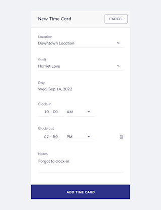 How to Manage & Edit Time Cards | Mangomint Learning Center | Help ...