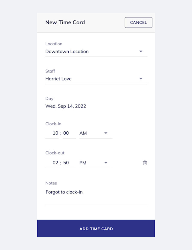 How to Manage & Edit Time Cards | Mangomint Learning Center | Help ...