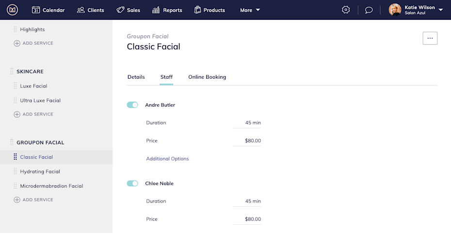 How can I track services sold in Groupon or other online promotions ...