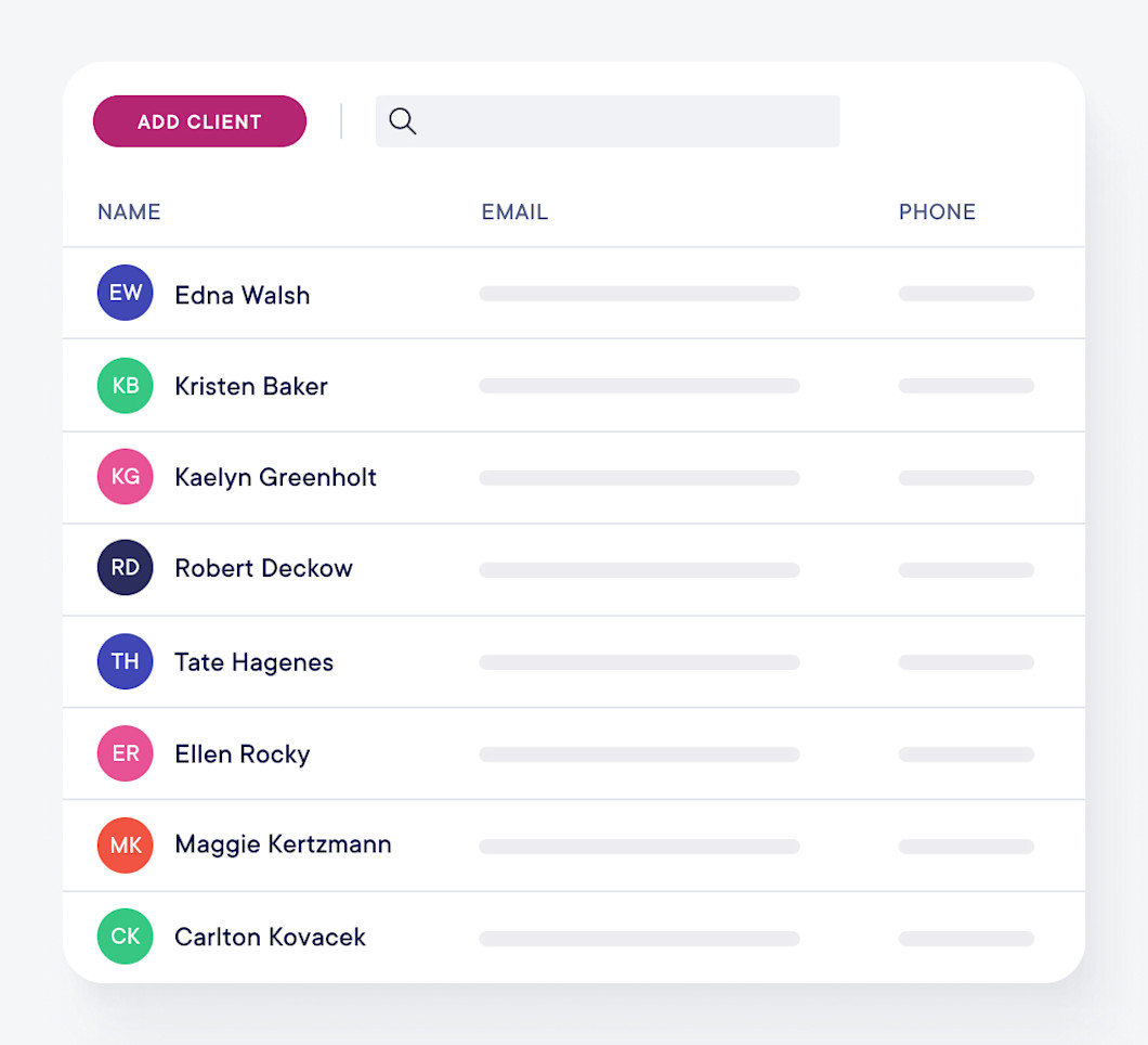 Client Management | Mangomint Features