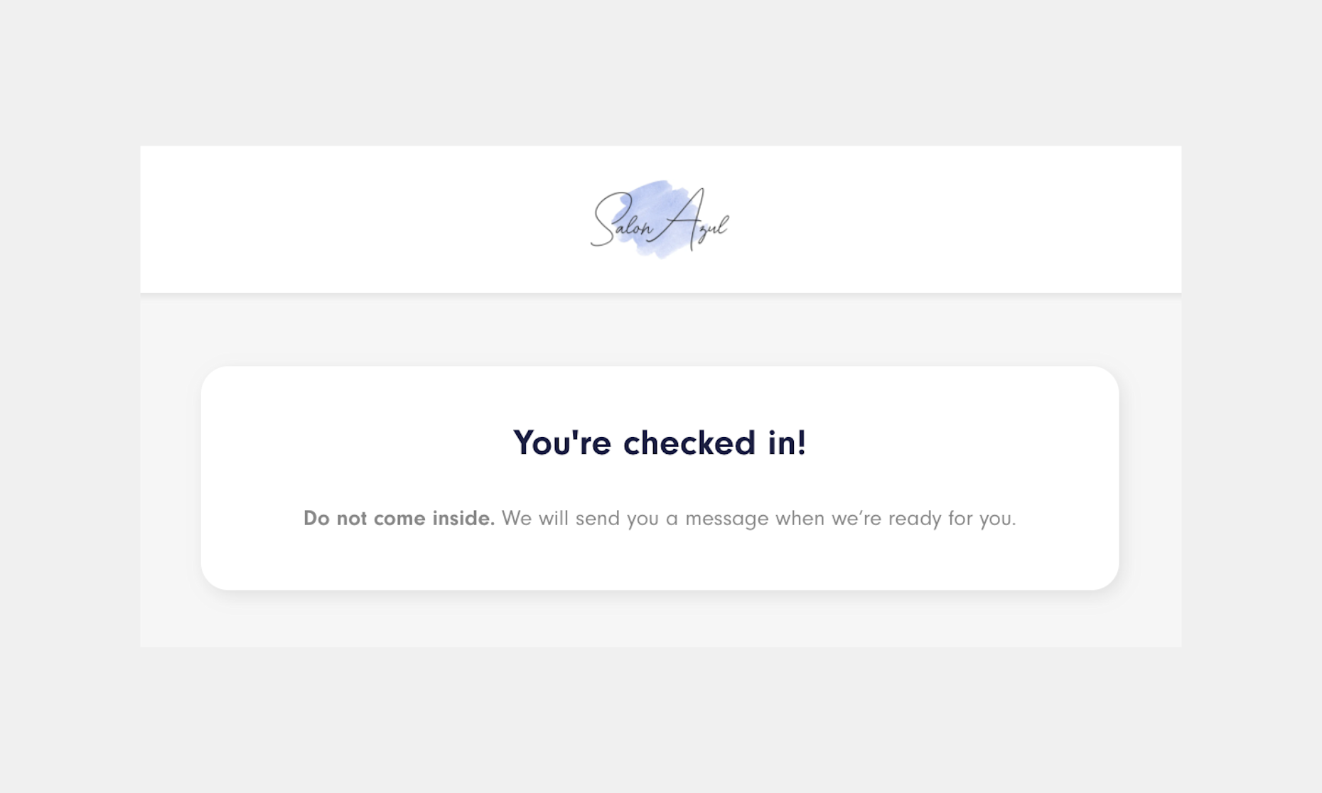 Client Self Check-In | Mangomint