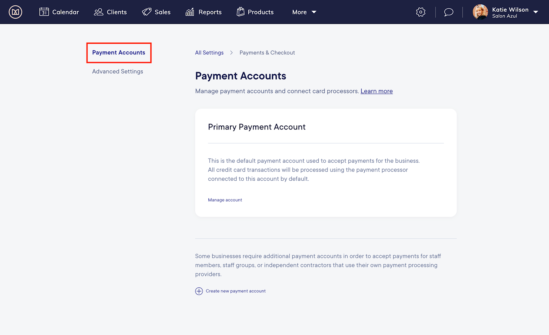 Payment Account Basics | Mangomint