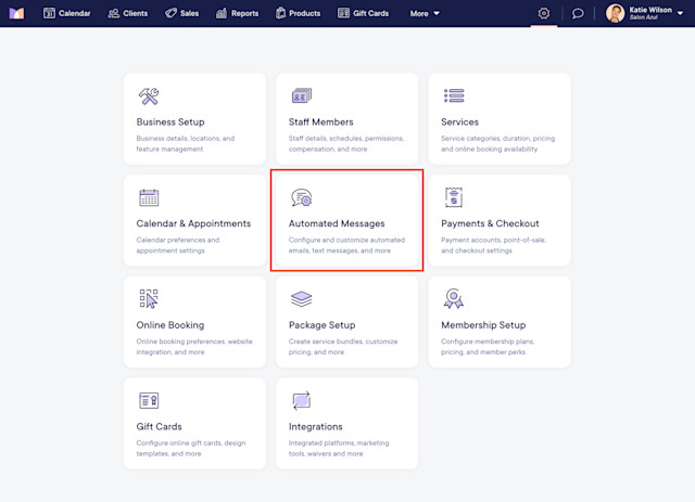 How to Customize Automated Messages | Mangomint Learning Center | Help ...