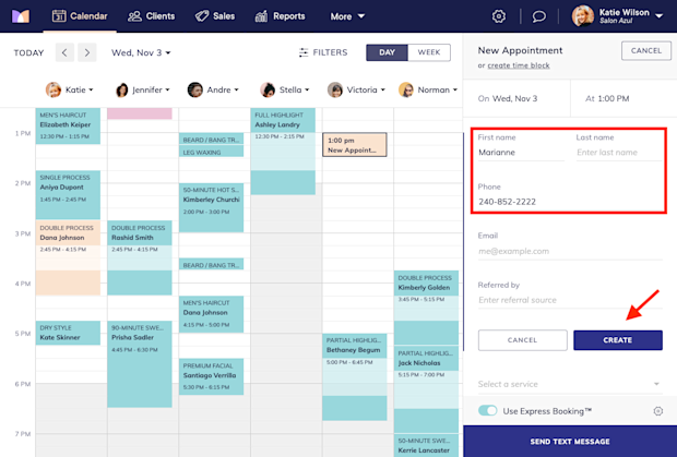 How to Use Express Booking™ | Mangomint