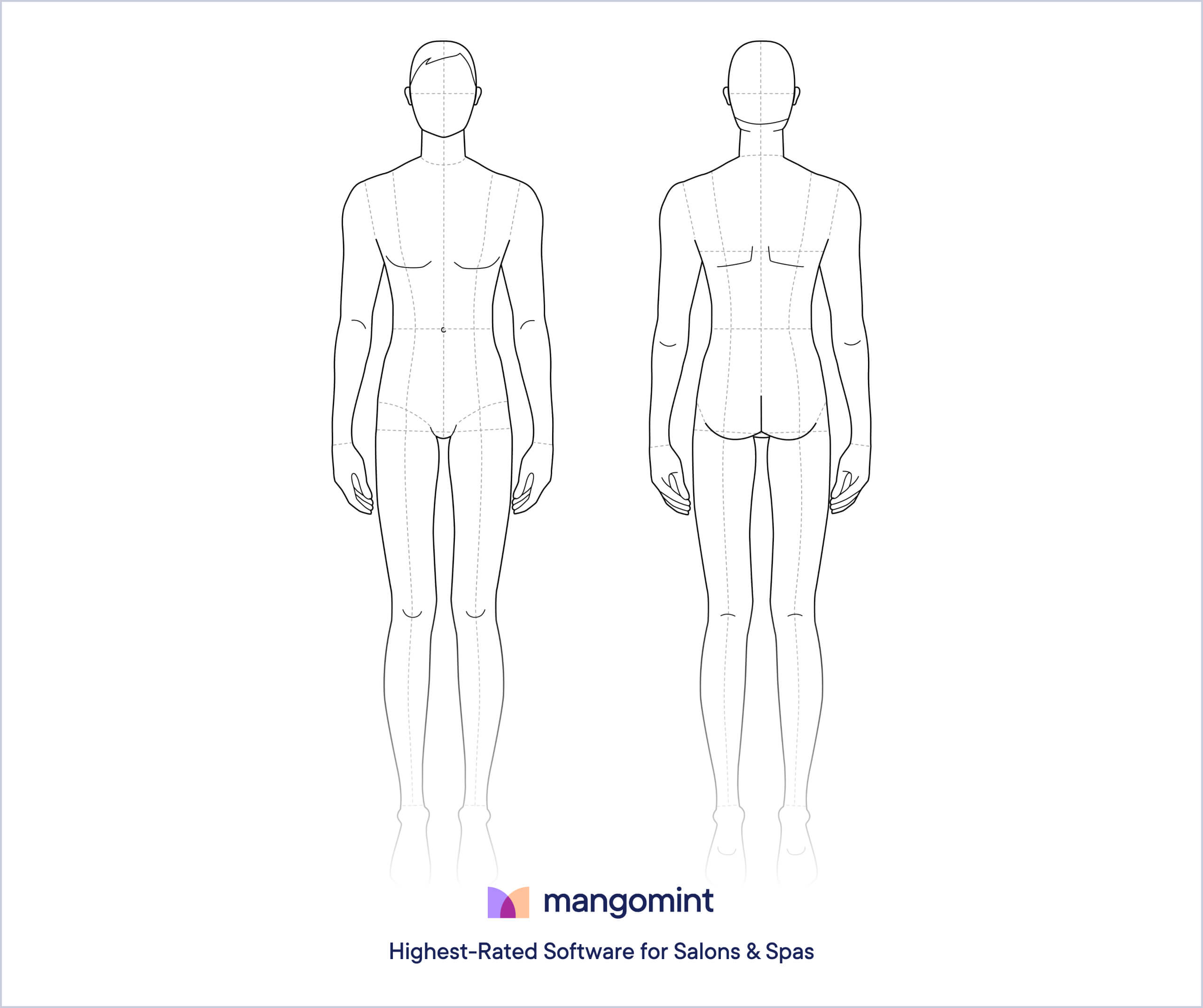 Face charts: Templates for spas, salons, and tattoo shops | Mangomint ...